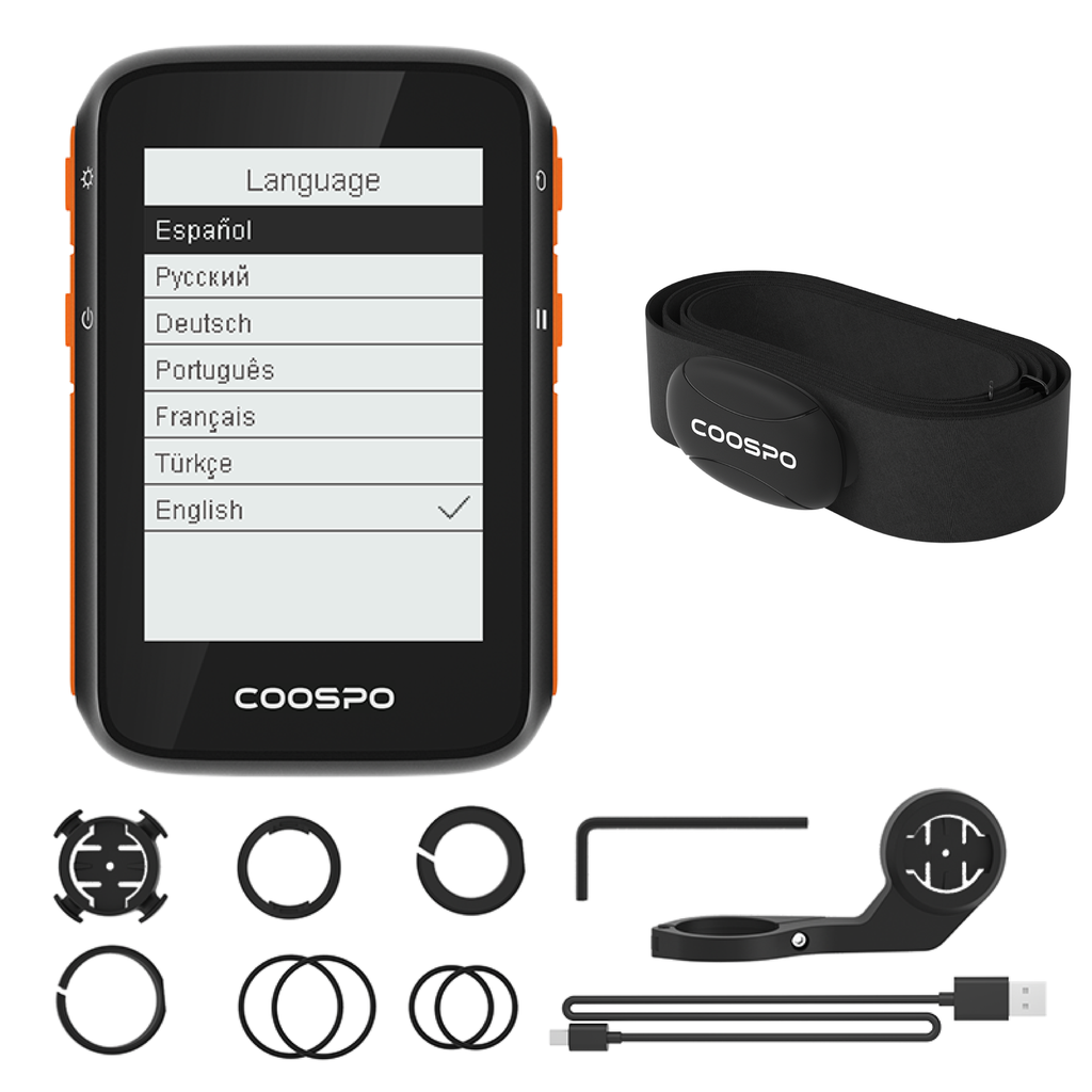 Ciclocomputador BC200 + Sensor ritmo cardiaco H6 | Coospo Colombia